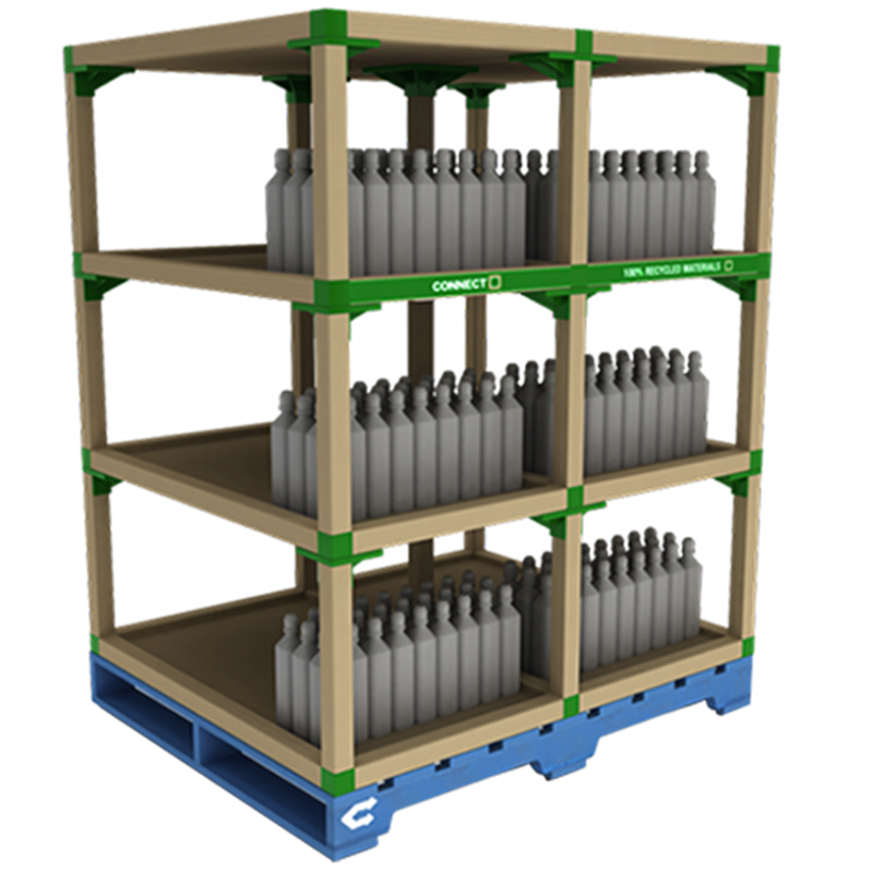 Modular, Sustainable Connect Full Pallet Display | CentralPac
