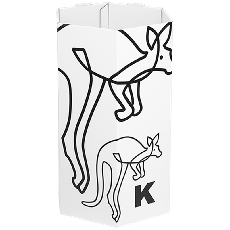 Kangaroo Self-Rising Hex Dump Bin Store Display | CentralPac