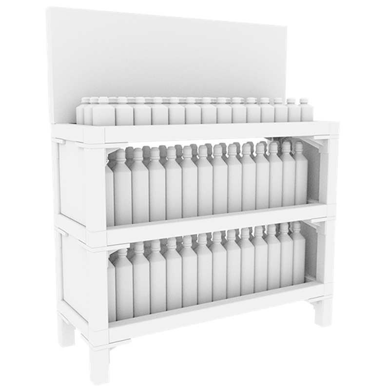 Modular, Sustainable Connect Bunker Unit Retail Display | CentralPac