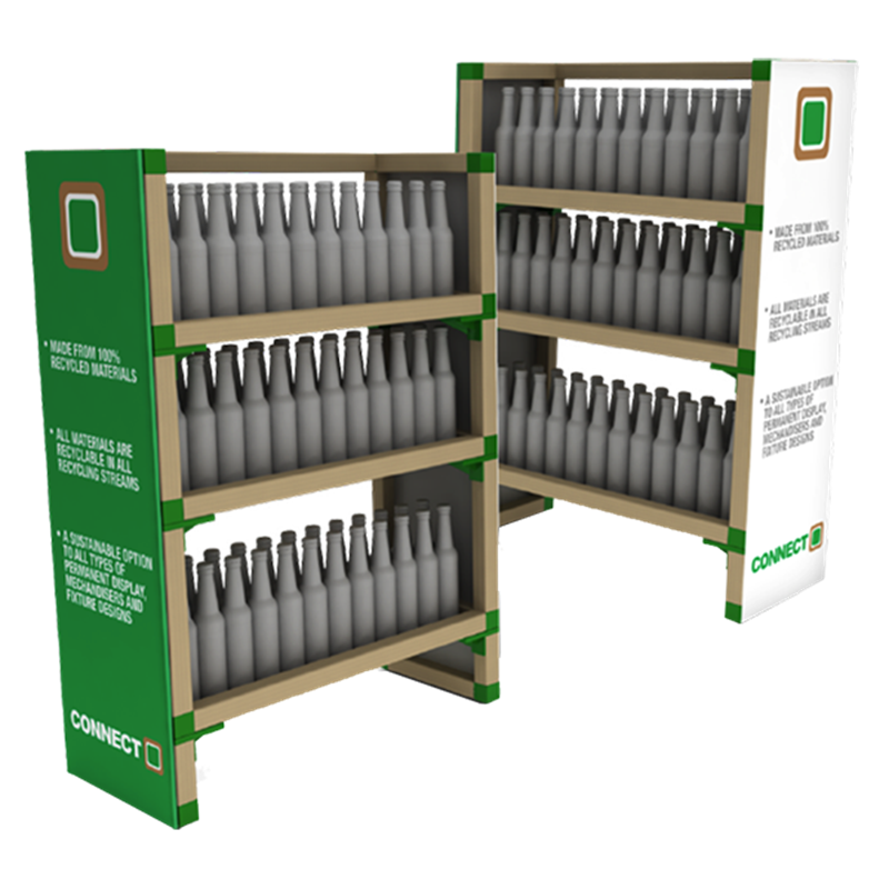 Modular, Sustainable Connect Bookcase Display | CentralPac