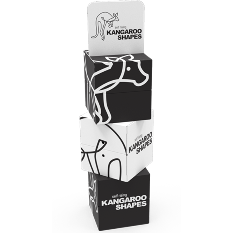 Kangaroo Shapes Self-Rising Block Tower with Header | CentralPac